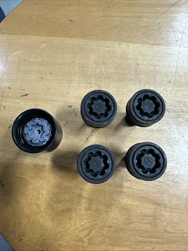 Authentic OEM Mercedes-Benz Wheel Lock Kit A001 990 1607 Black Color ...