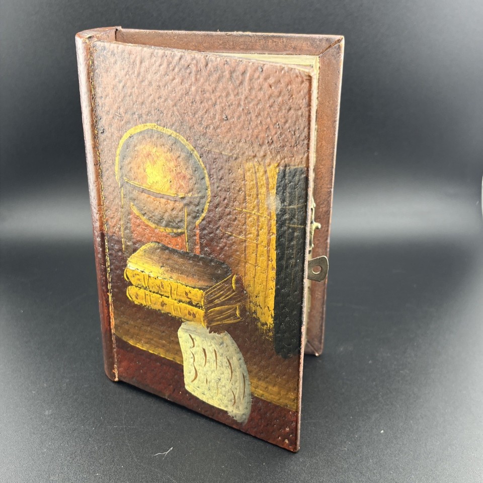 Vintage Hidden Fake Book Jewelry Box Wood | eBay