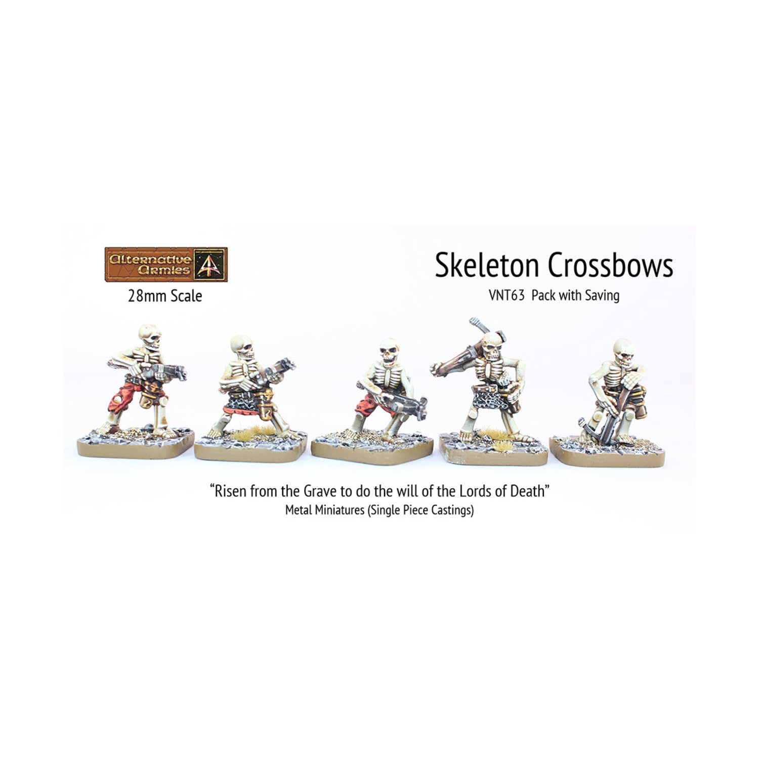 Alternative Armies Fantasy Mini Skeleton Crossbows Pack New | eBay