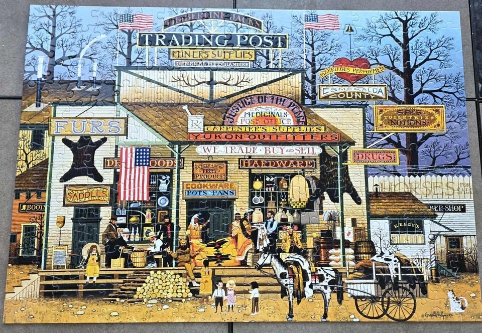Charles Wysocki Timberline Jack's 300 Large Piece Jigsaw Puzzle ~ EUC ...