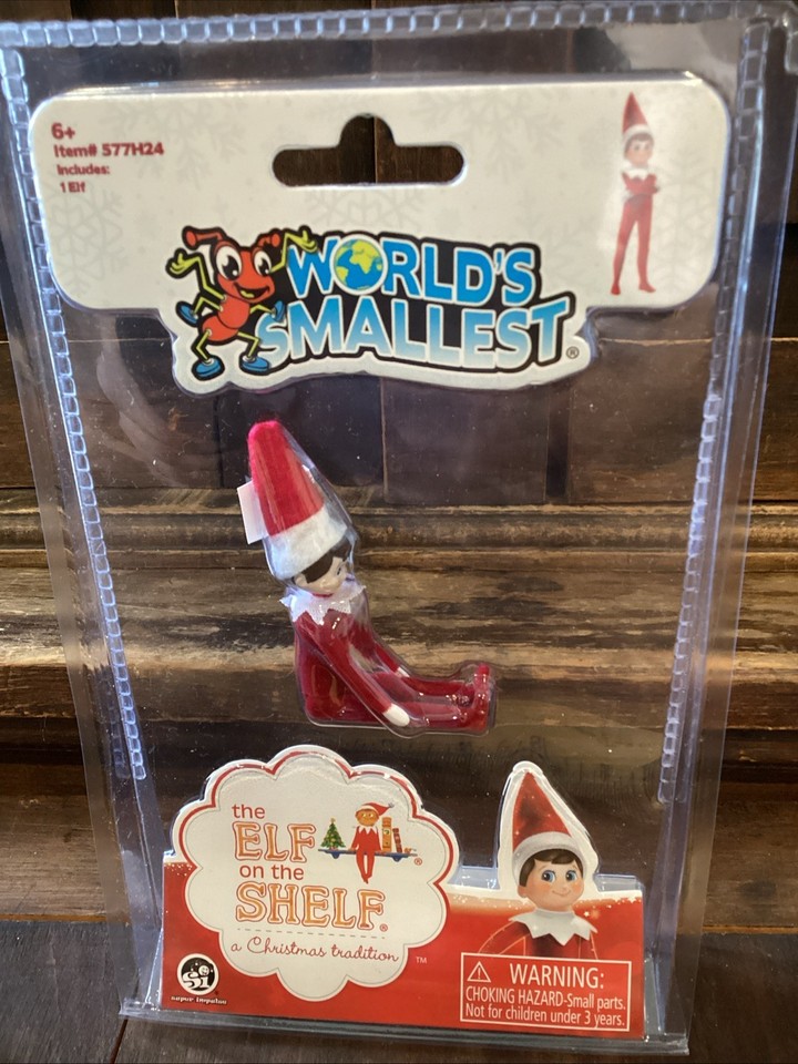 NEW World's Smallest Elf On The Shelf Action Figure Miniature Toy Less ...