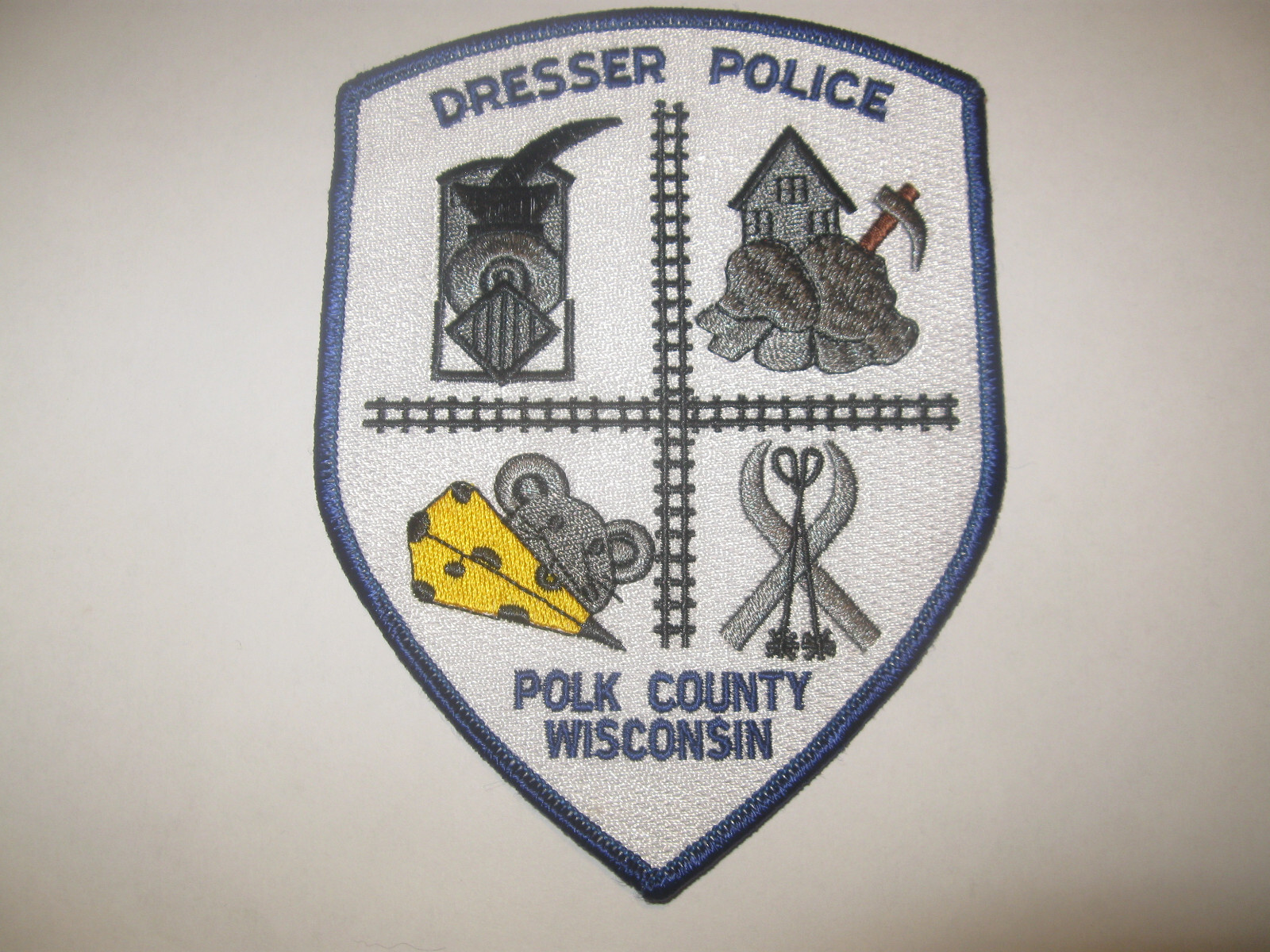 DRESSER WISCONSIN POLICE PATCH (WITH TRAIN) VERSION ONE | eBay