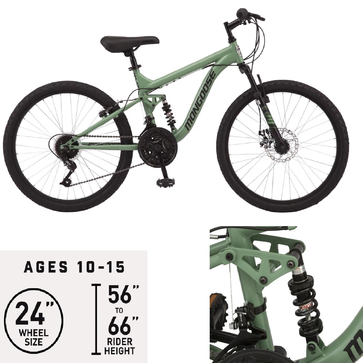Mongoose Mountain Bike Full Suspension