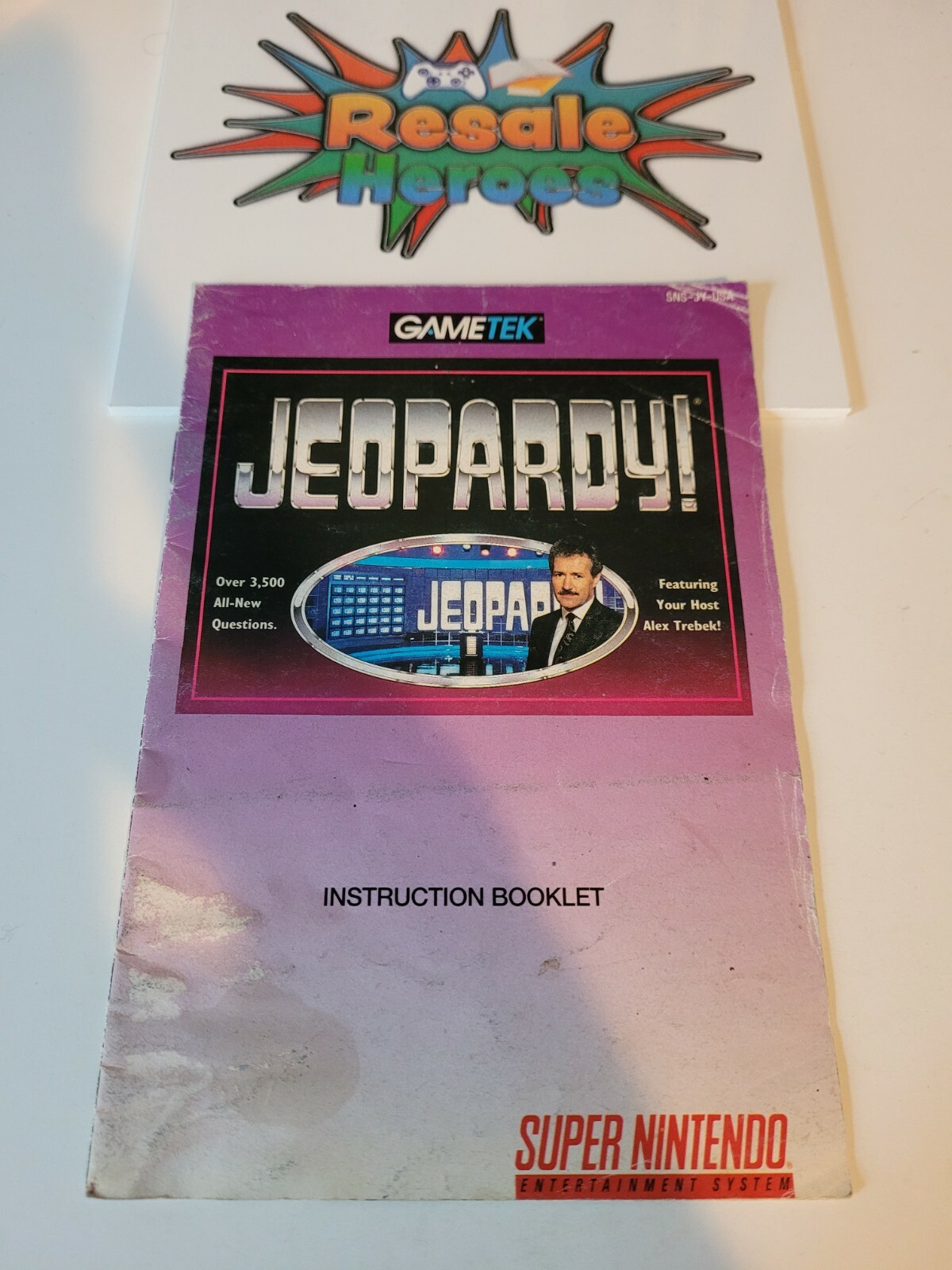Jeopardy -- Deluxe Edition (Super Nintendo Entertainment System, 1993 ...