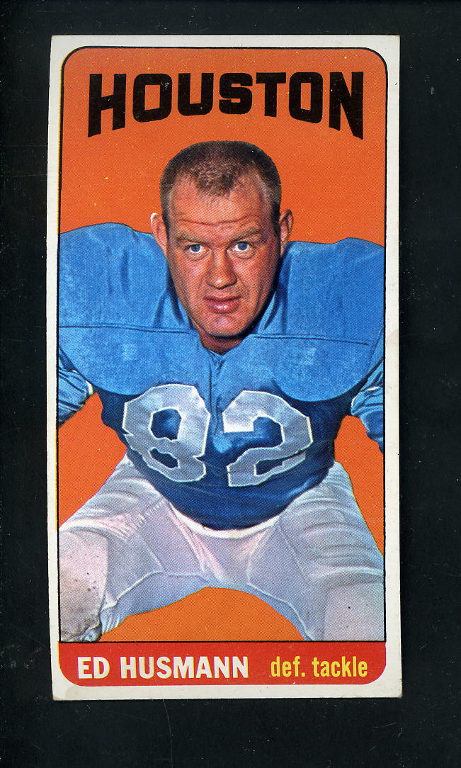 1965 Topps Football # 79 Ed Husmann EX+ condition Houston Oilers | eBay