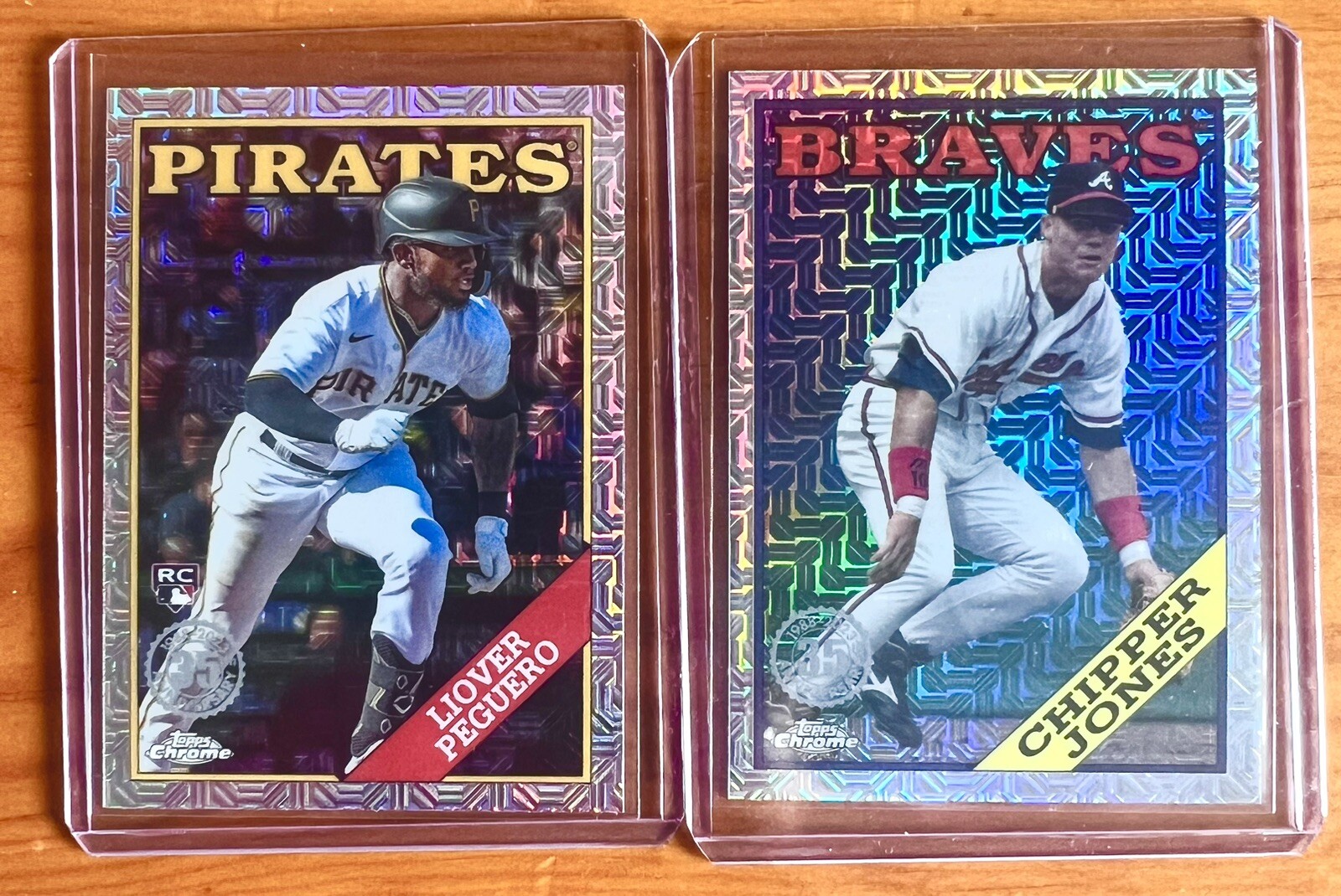 2023 Topps mojo 35th Anniversary Silver Pack(2 Card Lot) Chipper Jones ...