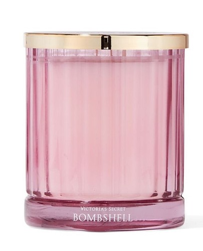 VICTORIA'S SECRET BOMBSHELL FINE FRAGRANCE SCENTED CANDLE -PURPLE ...