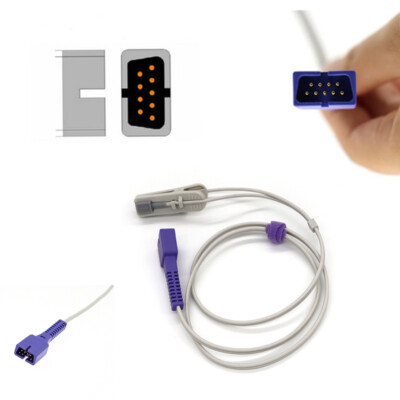 Fit for Nellcor Veterinary Reusable SpO2 Sensor Probe Animal Ear Tongue ...