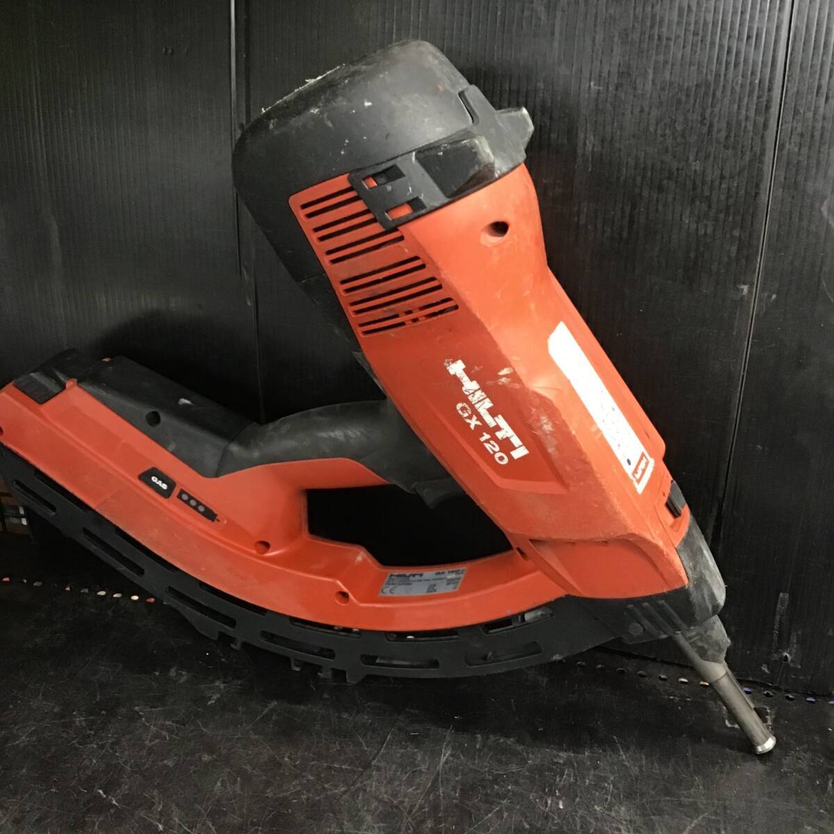 Used Hilti GX 120-ME Gas Powered Actuated Fastener Nail Gun with Case ...