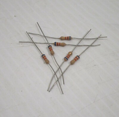 62K Ohm 1/2W (0.125W) Carbon Composite Resistor | eBay