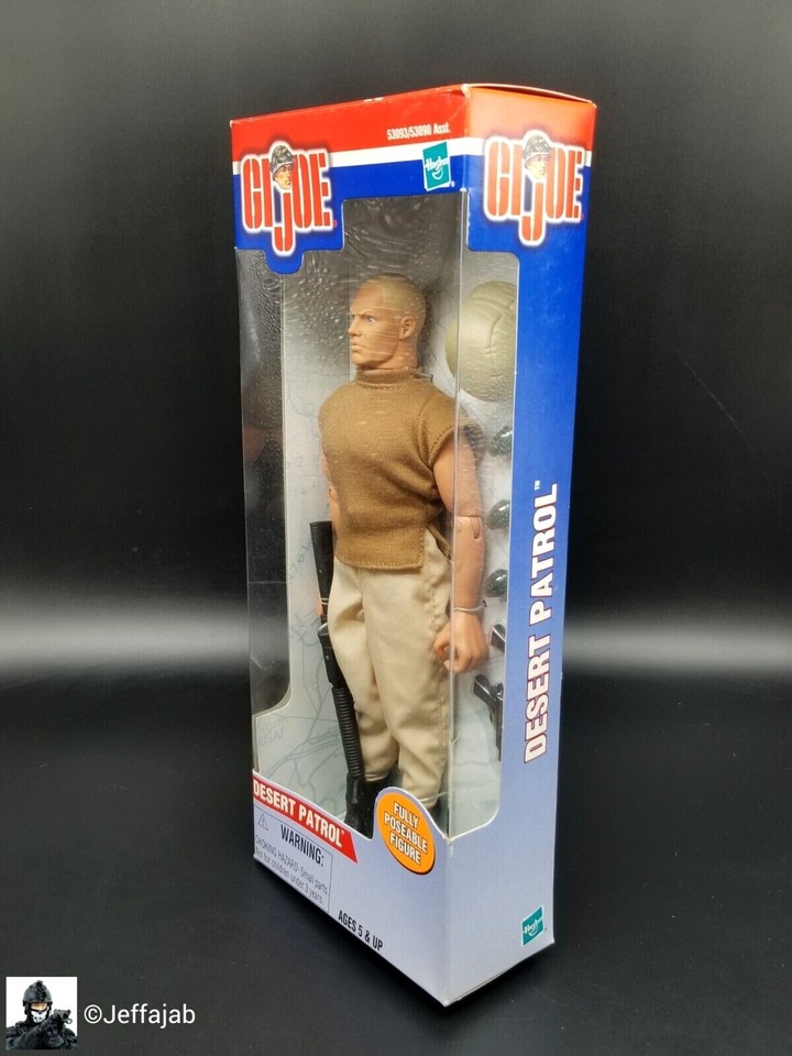 1:6 Hasbro GI Joe Desert Patrol Blond Hair Body 12" Action Figure ...