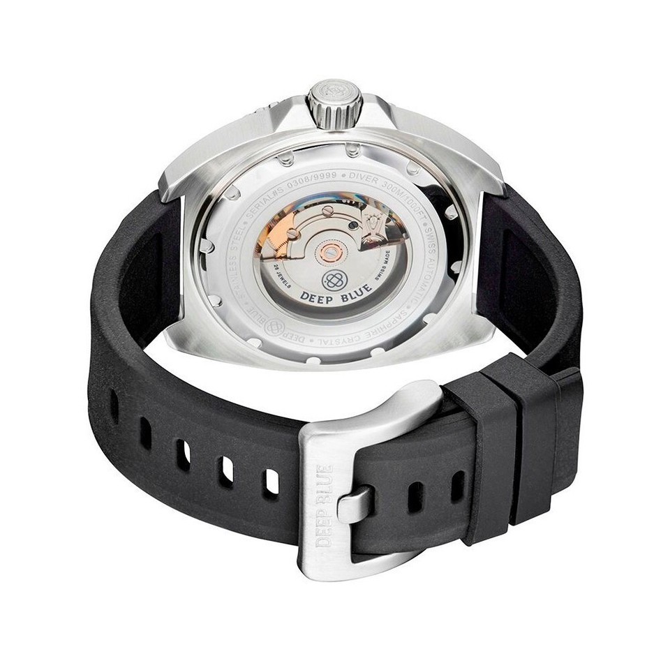 Deep Blue Deep Star 1000 Vintage 45mm Automatic Swiss Sellita Men's ...