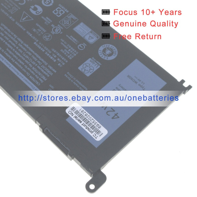 Genuine 0T2JX4 03CRH3 C4HCW 8YPRW VM732 battery for DELL 15 5565 5000 ...