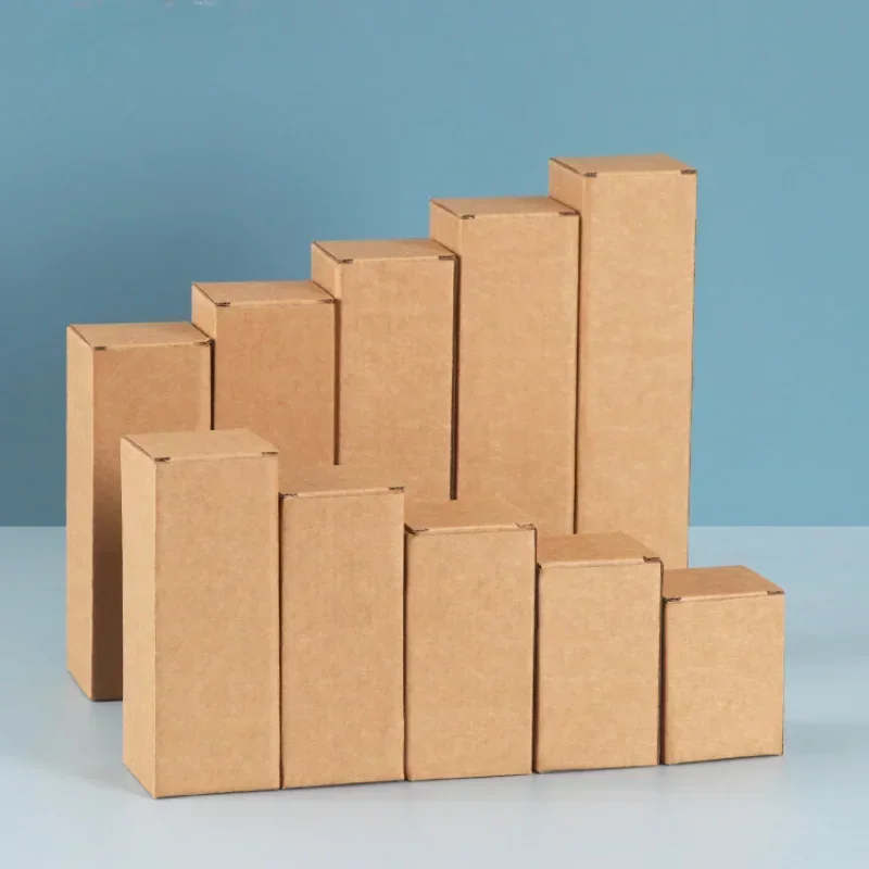20Pcs Empty Hard Paper Packaging Box Rectangular Corrugated Box Outer ...