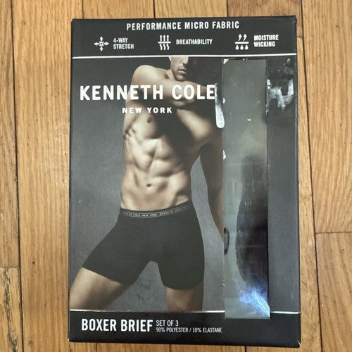 KENNETH COLE REACTION Boxer Briefs Men's 3 Pack polyester xl | eBay