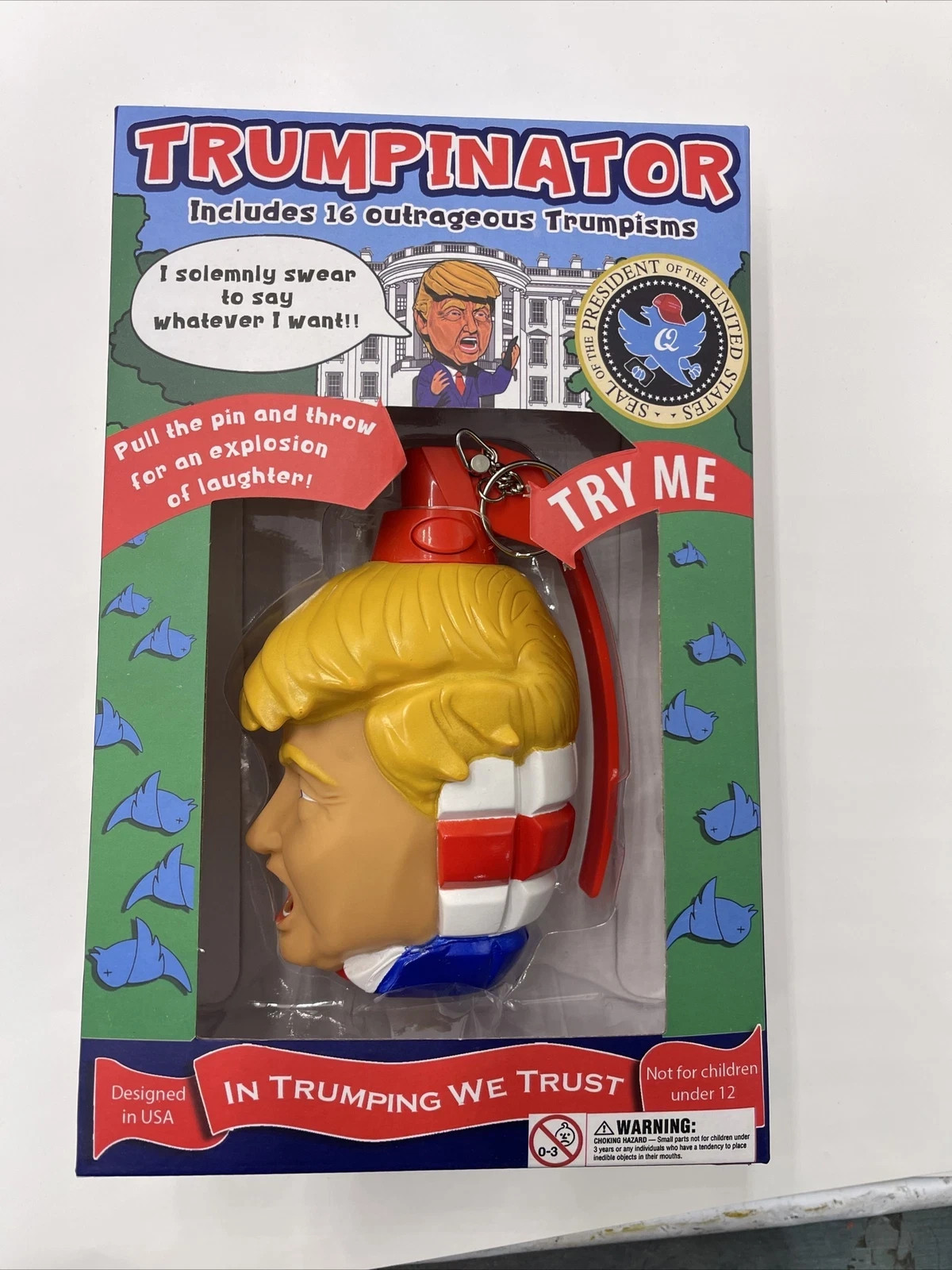Donald Trump - Trumpinator Talking Trump Toy Grenade - Trump Quotes (1 ...