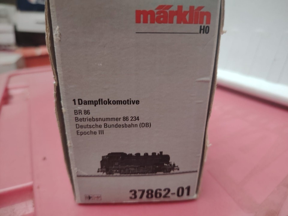 Marklin Ho 37862 01 BR86 Class 86 Steam Locomotive With Digital Sound ...