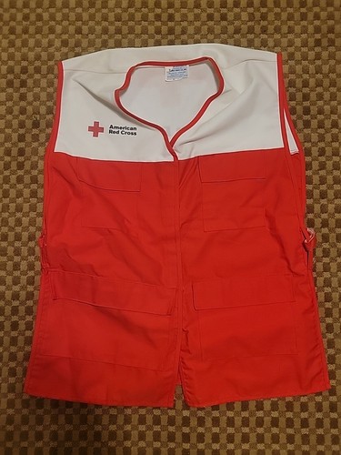 Vintage American Red Cross Disaster Relief Vest Adult Size Large ...