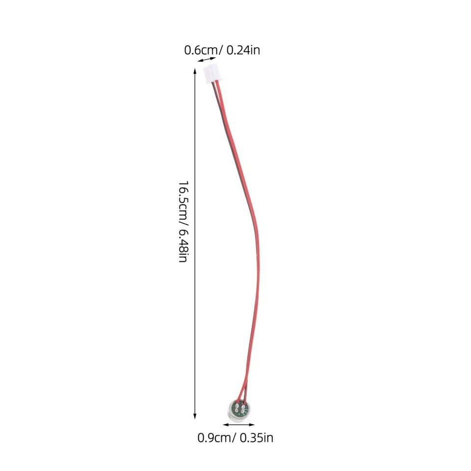 5 Pcs -wire Microphone Part Electronic Components Electret Pickup ...