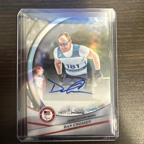 Dan Cnossen 2026 Topps Chrome U.S. Winter Olympics Auto Autograph | eBay