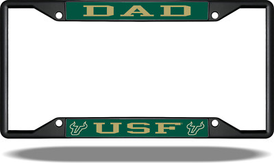 South Florida USF DAD Black License Plate Frame | eBay