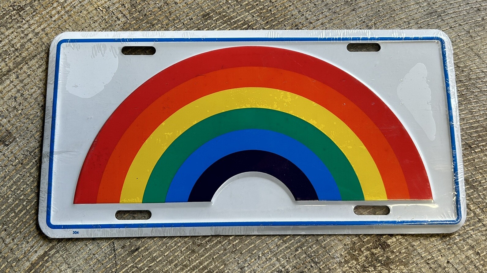 Vintage Rainbow Tin License Plate Vanity Tag Sign LGBTQ Pride | eBay
