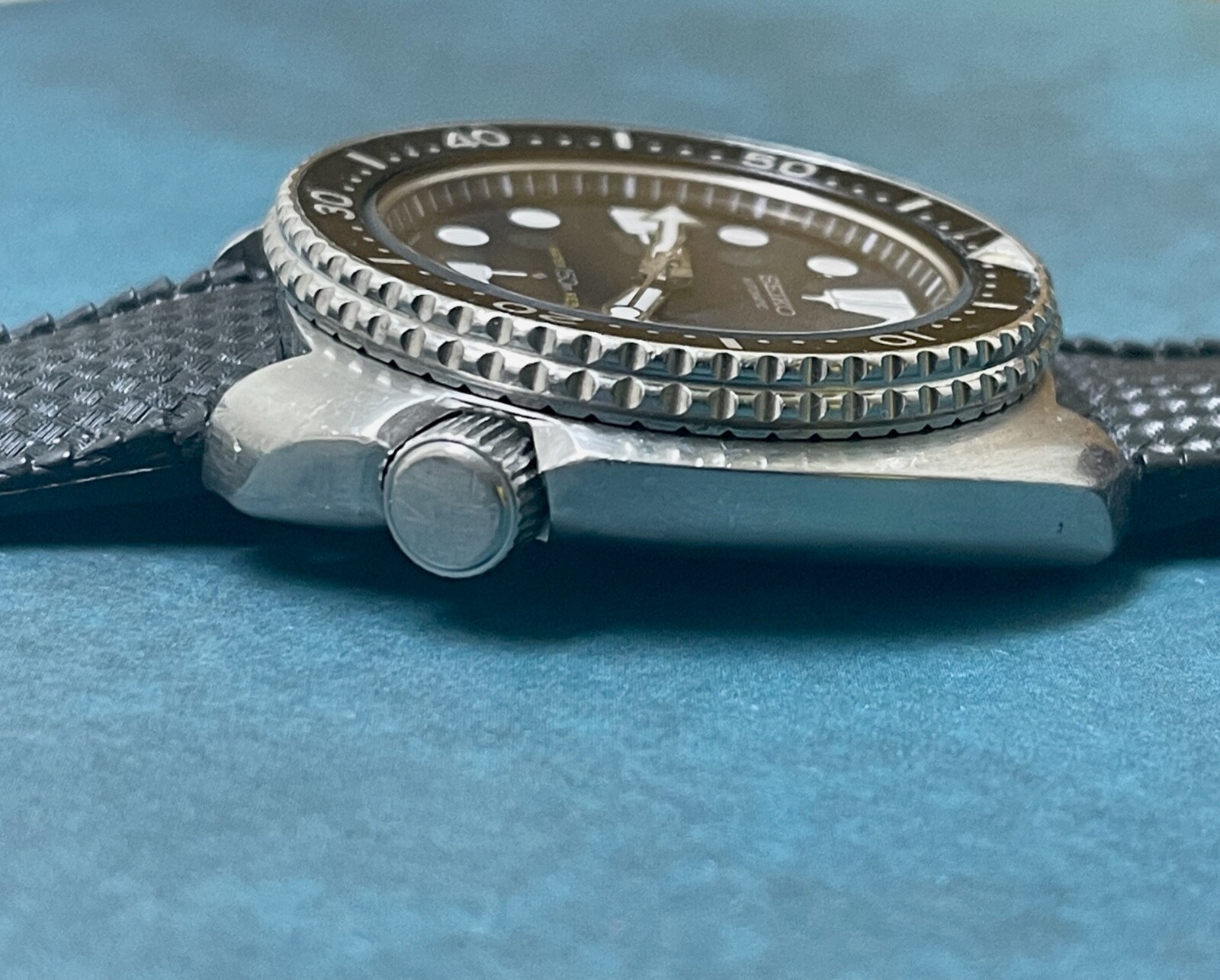 1960s 1-keeper vintage original soft rubber 22mm dive watch band NOS ...