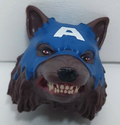 Marvel Legends Captain America Wolf-Cap Head Only | eBay