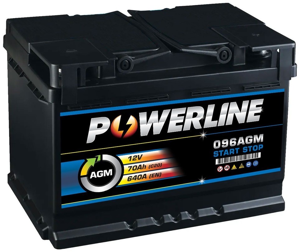 AGM Battery fits SKODA KAROQ YETI FABIA RAPID KODIAQ Stop Start 096 AGM ...