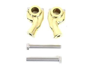 1 inch Smooth Pullback Riser Set Brass Sand fits Harley Davidson | eBay