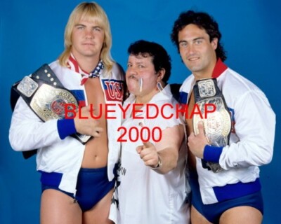 BARRY WINDHAM-LOU ALBANO & MIKE ROTUNDO WRESTLER 8 X 10 WRESTLING PHOTO ...