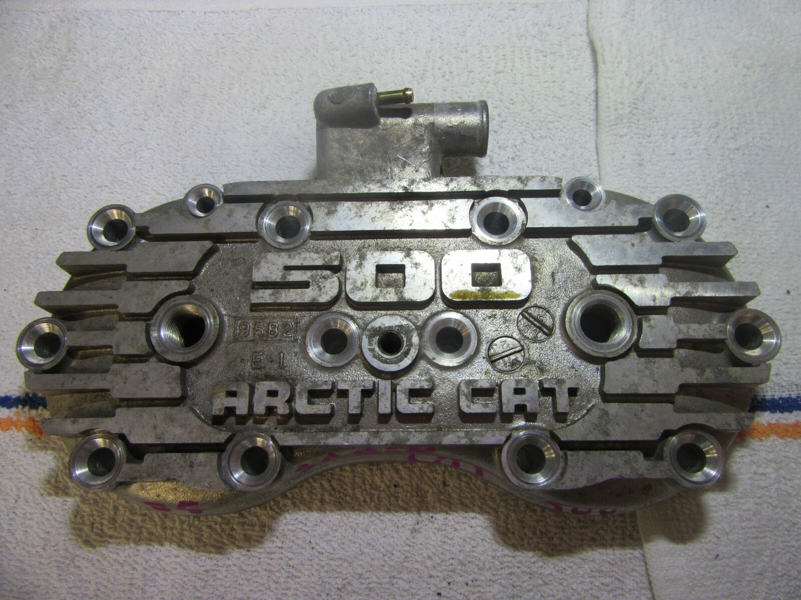 05' Arctic Cat SABERCAT 500 EFI CYLINDER HEAD #3006-744, 95B2 Item ...