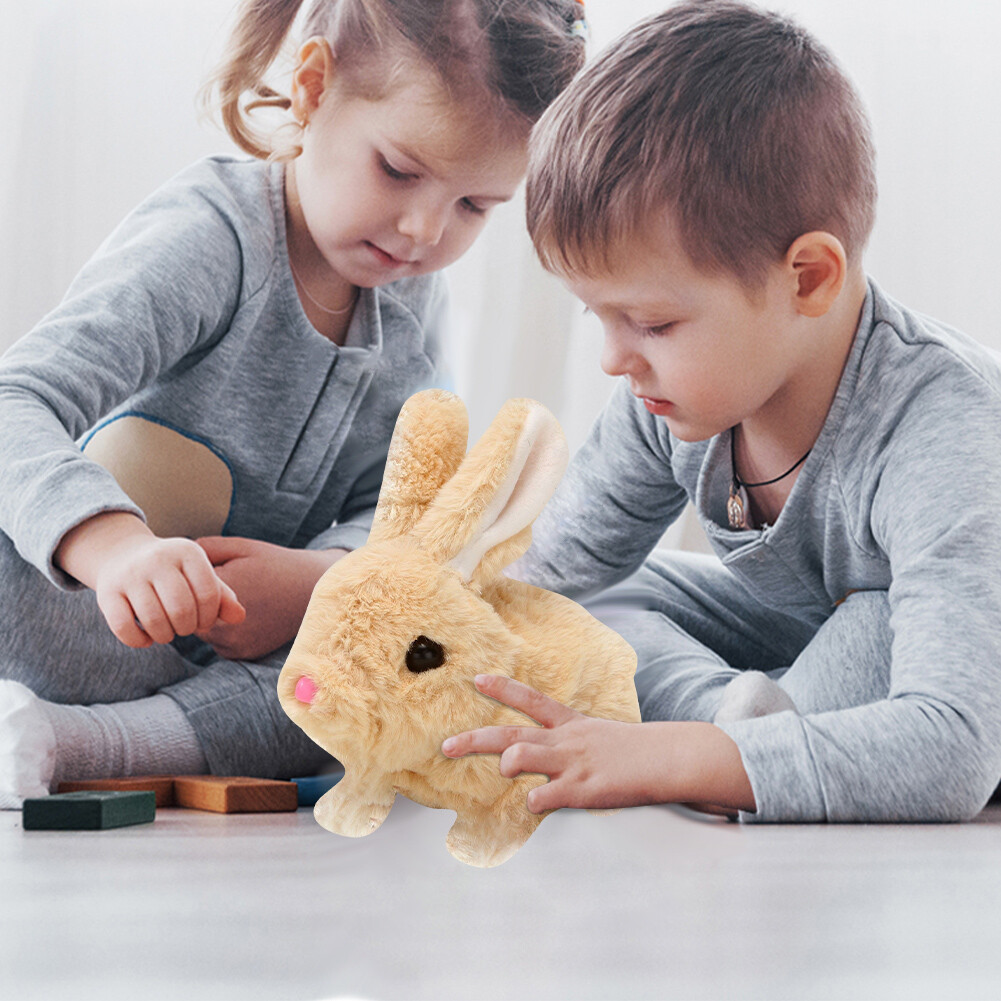 Electric Rabbit Toy Cuddly Talking Plush Toys Cuddly Toy for Baby ...