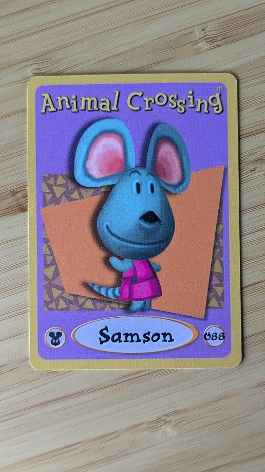 Samson 088 - 2002 Nintendo GameCube Animal Crossing e-Reader Cards ...