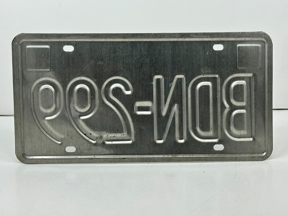 New Hampshire DMV Issued License Plate "BDN-299" 1993 Exp. *Bangor ...