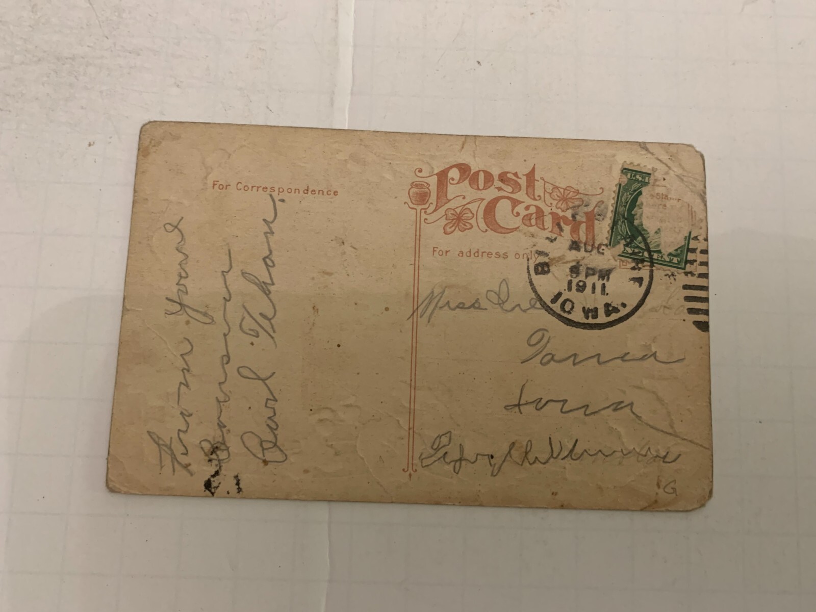 1911 To My Dear Cousin Embossed Postcard | eBay