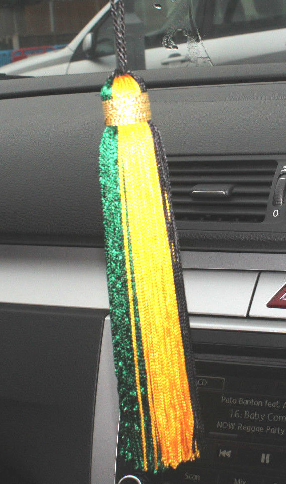 Show Your Colours Car Tassel - Jamaica / Rasta / Pan African | eBay UK