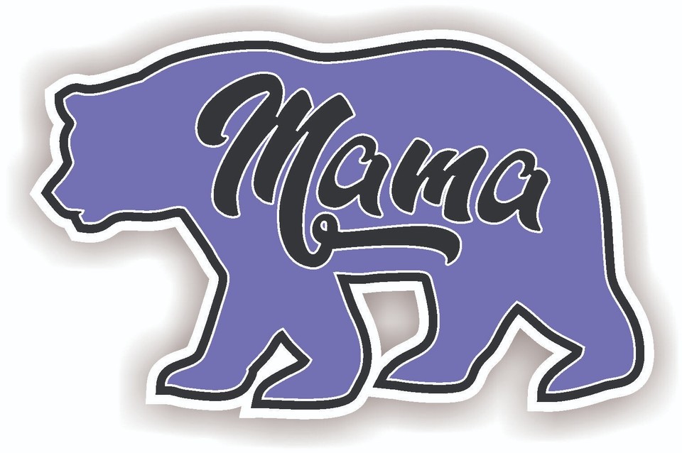 MAMA PAPA BEAR VINYL DECAL CAR BUMPER WINDOW STICKER MOM MOTHER Dad ...