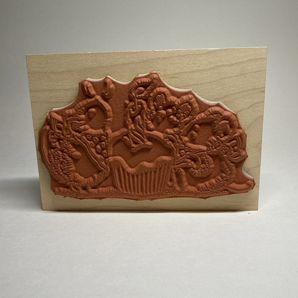 Penny Black Wood Rubber Stamp Mouse Birthday Cheesecake Party Cupcake ...