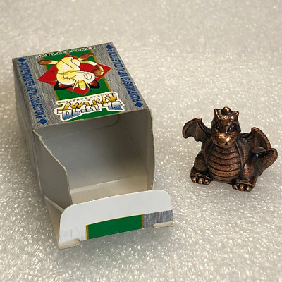 Pokemon Vintage Metal Collection - Meowth Box / Dragonite Figure ...