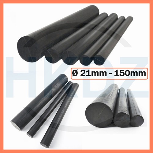 Ø 21mm-Ø120mm Black Solid Natural Rubber Round Rods Rod Material 40mm ...