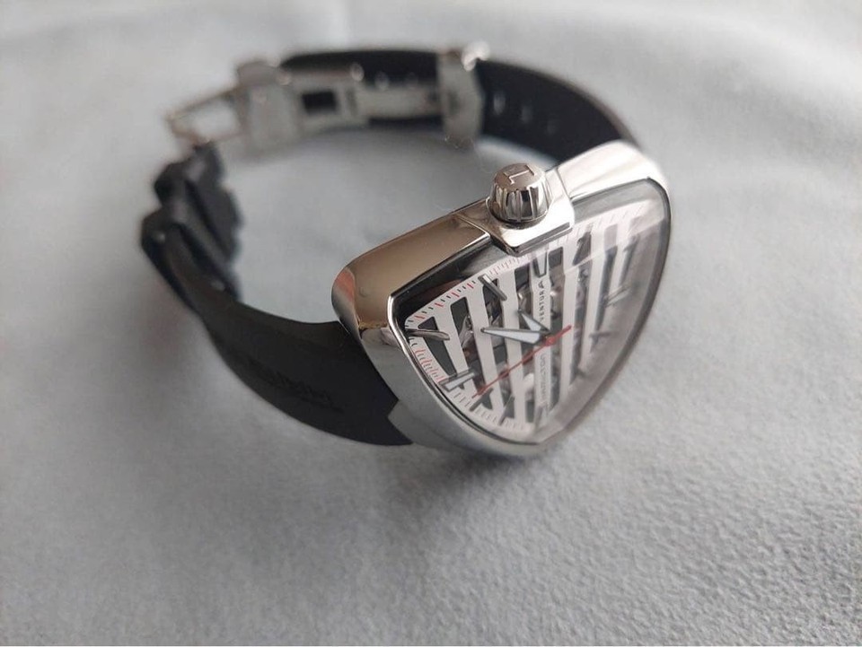 Hamilton Ventura Elvis 80 H245550 Men’s White Dial Automatic Watch Used ...