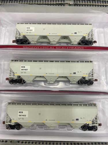N Scale Scaletrains KCS “patched”5188 Covered Hoppers (3) | eBay