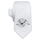 'Grumpy Boxer Dog' White Tie / Necktie with Gift Box (AT00008257) | eBay