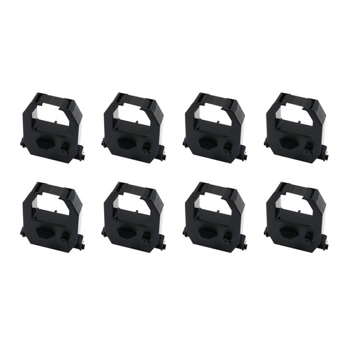 8 Pack Amano Time Clock Ribbon, PIX-95/PIX-10/TCX-11, Replacement Ink ...