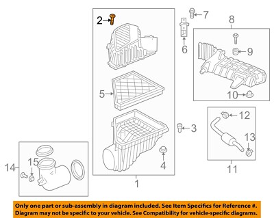 GM OEM 10-24 Acadia EngineTransaxle Air Intake-Upper Cover Bolt ...