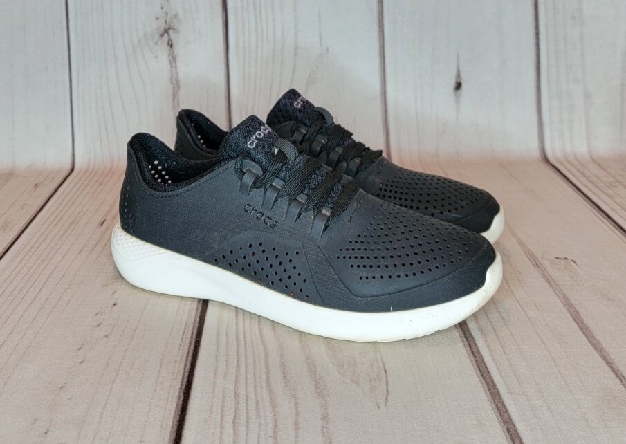 Crocs Lite Ride Pacer Black Waterproof Shoes Women’s … - Gem