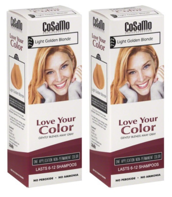 CoSaMo Hair Color #772 Light Golden Blonde, Compares to Loving Care #72 ...