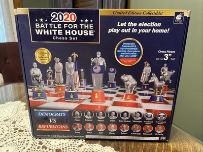 2020 Battle for the White House Chess Set Sealed Limited Edition ...