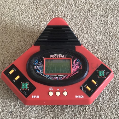 Vintage 1986 Video Technology Talking Play by Play Football Tested ...